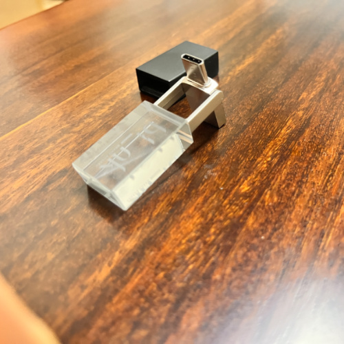 Crystal Dual-Head USB Drive